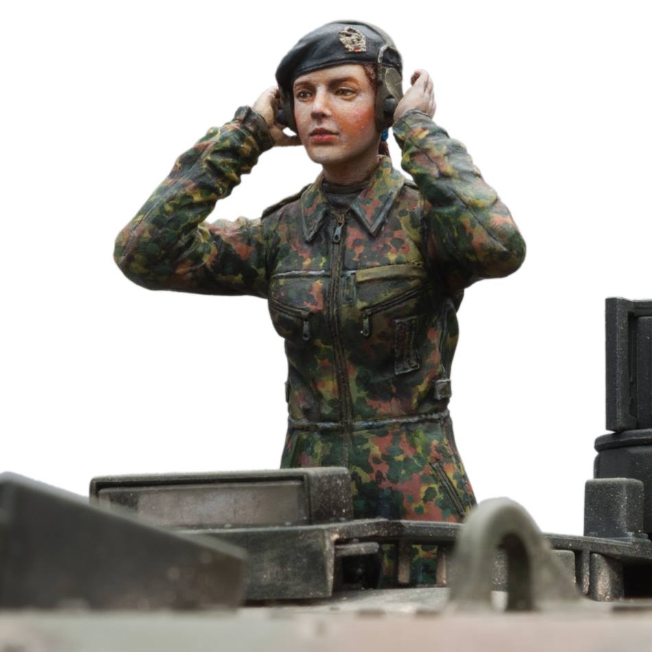 1/16 resincast model Bundeswehr Female Tank Commander- Launched in late ...